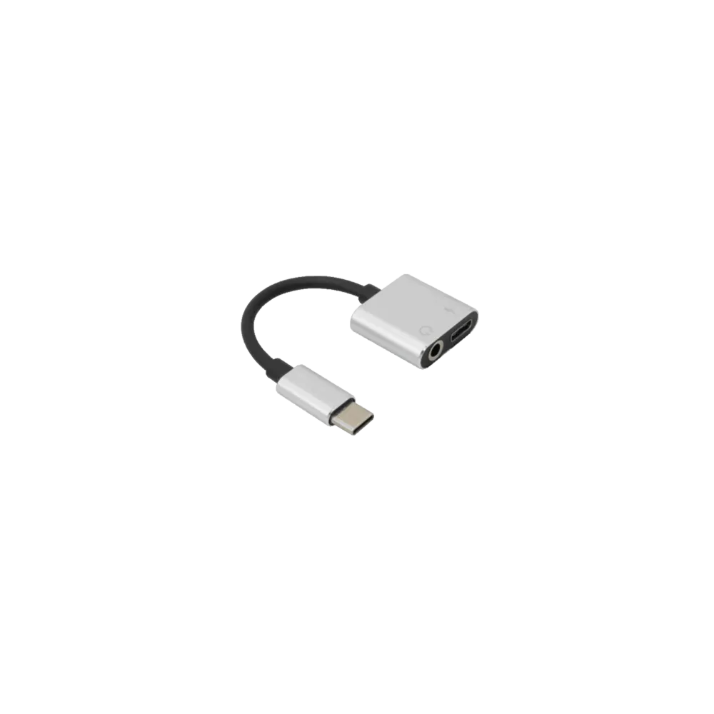 SBOX Adapter USB TYPE-C->TYPE-C + 3.5mm