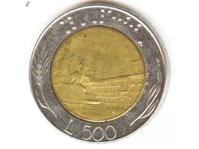 Italija 500 LIRE 1987