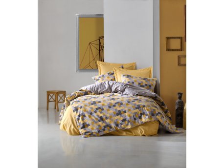 L`ESSENTIEL MAISON Ranforce posteljina (155 x 220) Elon Yellow