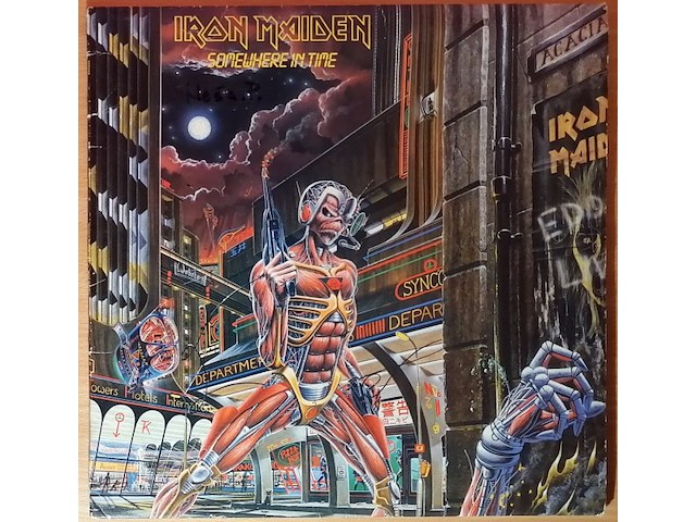 LP IRON MAIDEN - Somewhere In Time (1986) YU, PERFEKTNA