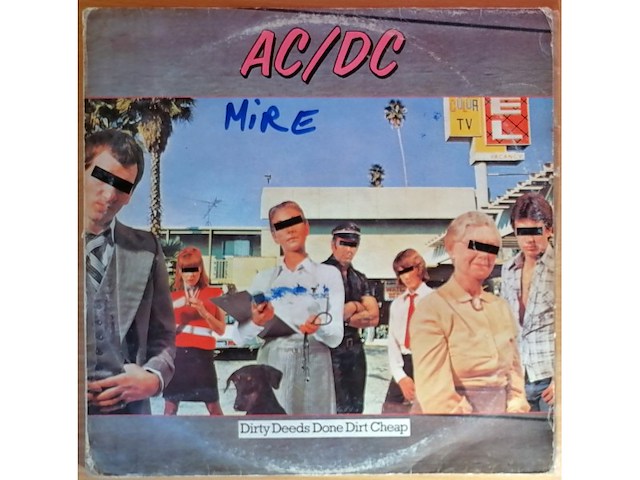 LP AC/DC - Dirty Deeds Done Dirt Cheap (1982)