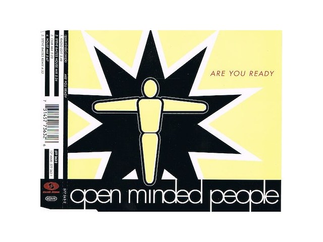 Open Minded People – Are You Ready CD, Maxi-Single