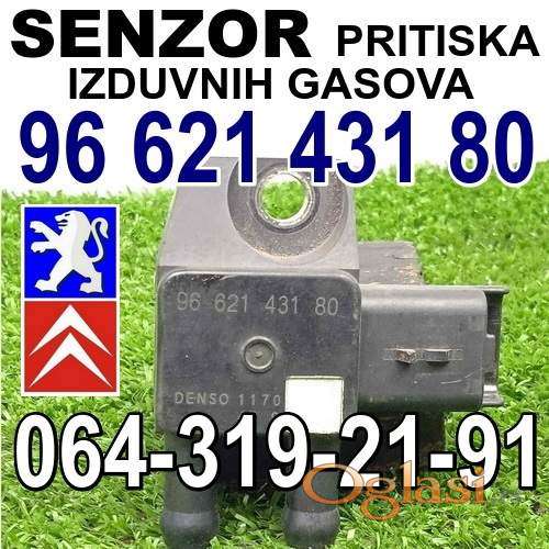 SENZOR 96 621 431 80 PRITISKA IZDUVNIH GASOVA Pežo Peugeot Citroen