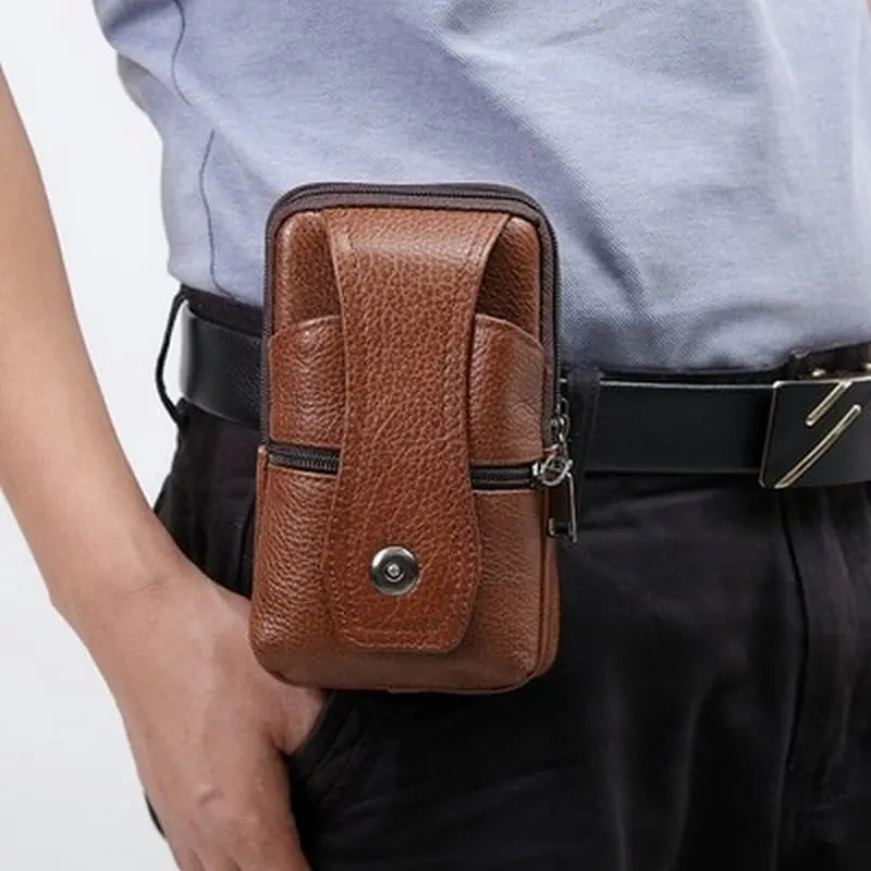 WEIXIER Muška torbica crossbody WR01 braon