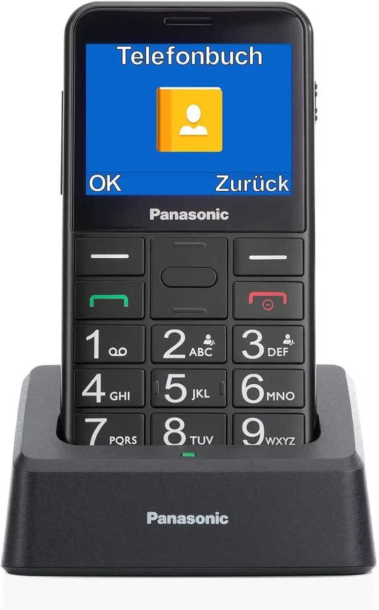 PANASONIC Mobilni telefon KX-TU155EXBN crni