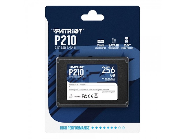 SSD Patriot P210 256GB!