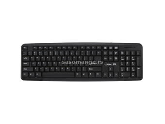 Connect XL Tastatura sa Qwerty rasporedom, USB, crna boja - CXL-K100