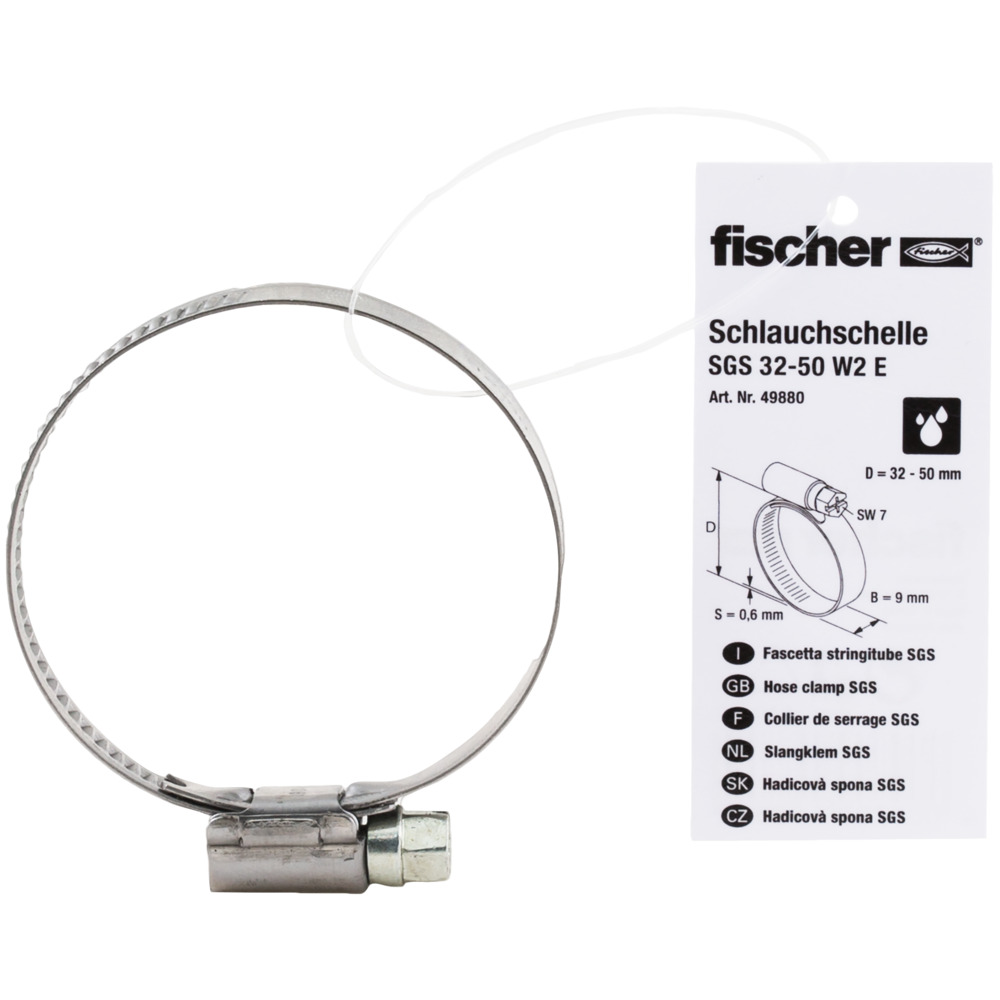 Fischer stezaljka za crevo SGS 32 - 50 V1 E