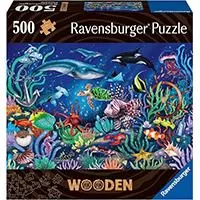 Drvene puzzle slagalica 500 delova za decu i odrasle Ispod mora Ravensburger 17515