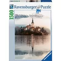 Ravensburger Puzzle slagalica Ostrvo želja Bled Slovenija 1500 delova 17437