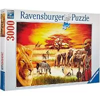 Ravensburger Puzzle slagalica za odrasle 3000 Masai u savani 17056