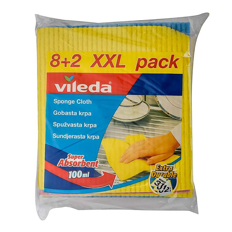 VILEDA SUNDJERASTA KRPA 8+2 XXL PACK