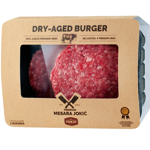 DZ DRY-AGED BURGER cca 200gr (cca 6kg/#) MESARA JOKIC