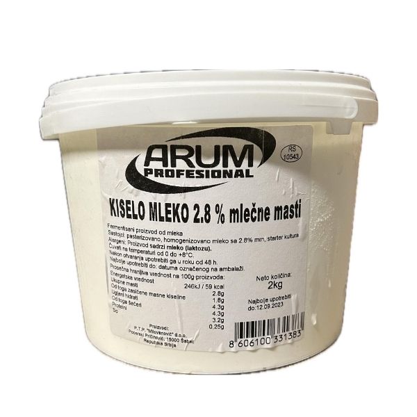 ARUM KISELO MLEKO 2.8%MM 2 KG