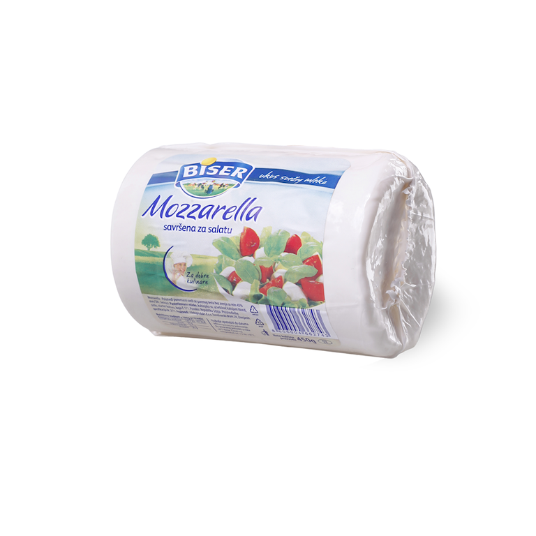 BISER MOZZARELLA ZA SALATU 450g (8/1#)