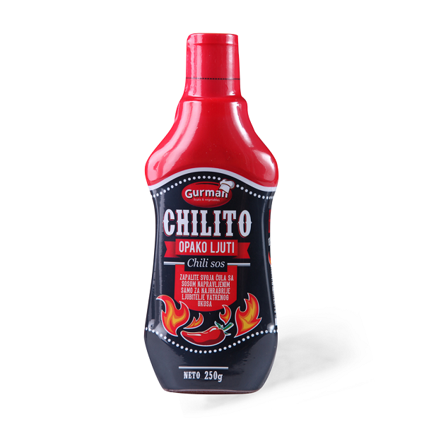 CHILITO opako ljuti chili sos 250g (12/1#)