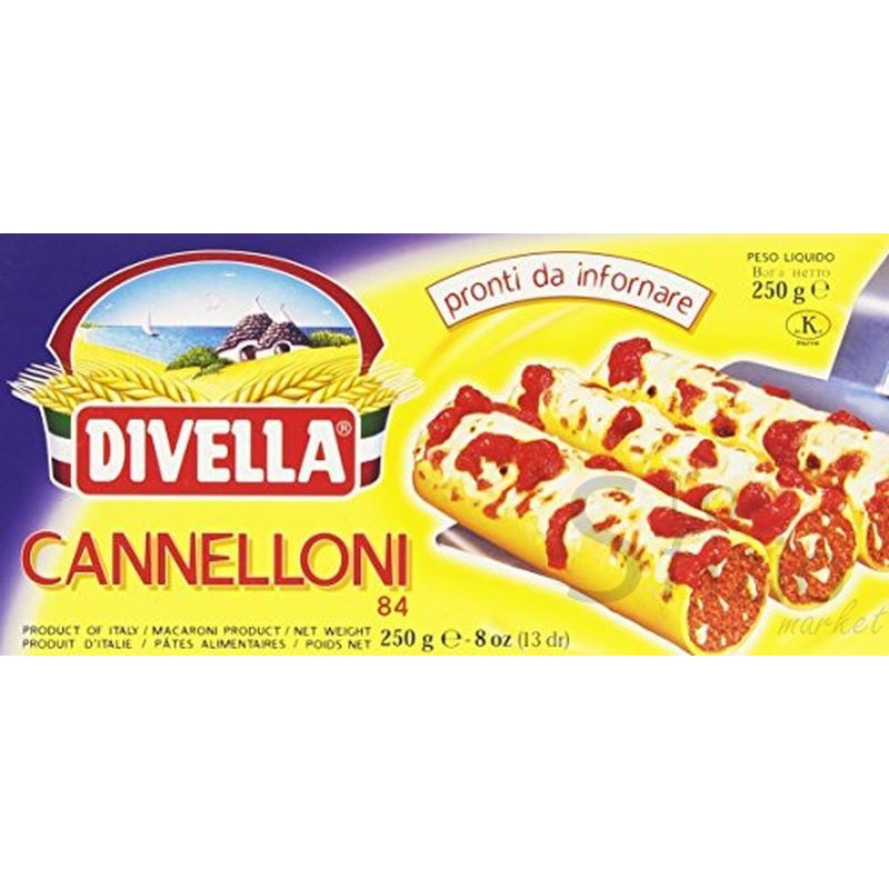 DIVELLA CANNELLONI 84 SEMOLA 250GR (24/1#)