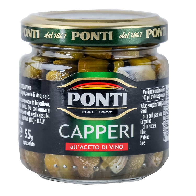 KAPAR U VINSKOM SIRCETU 700gr PONTI (6/1#)