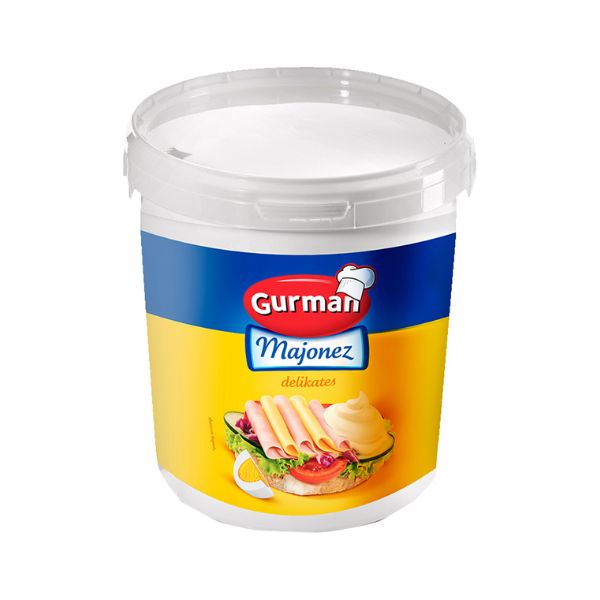 MAJONEZ DELIKATES GURMAN 900ml (6/1#)