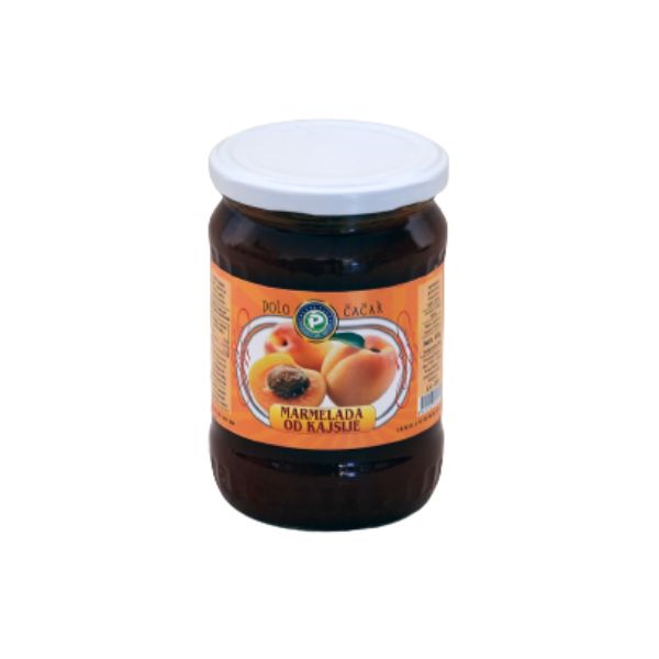 MARMELADA KAJSIJA 650GR (6/1#) POLO