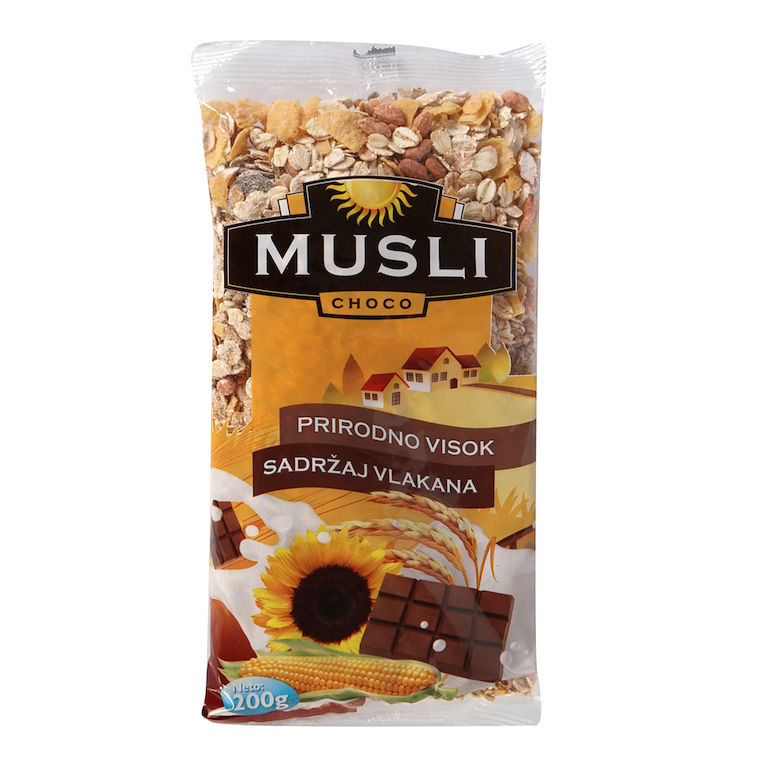 MUSLI CHOKO 200GR