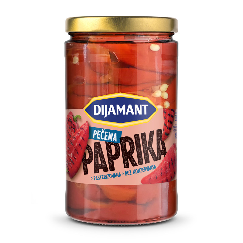 PECENA PAPRIKA 680g (12/1#) DIJAMANT