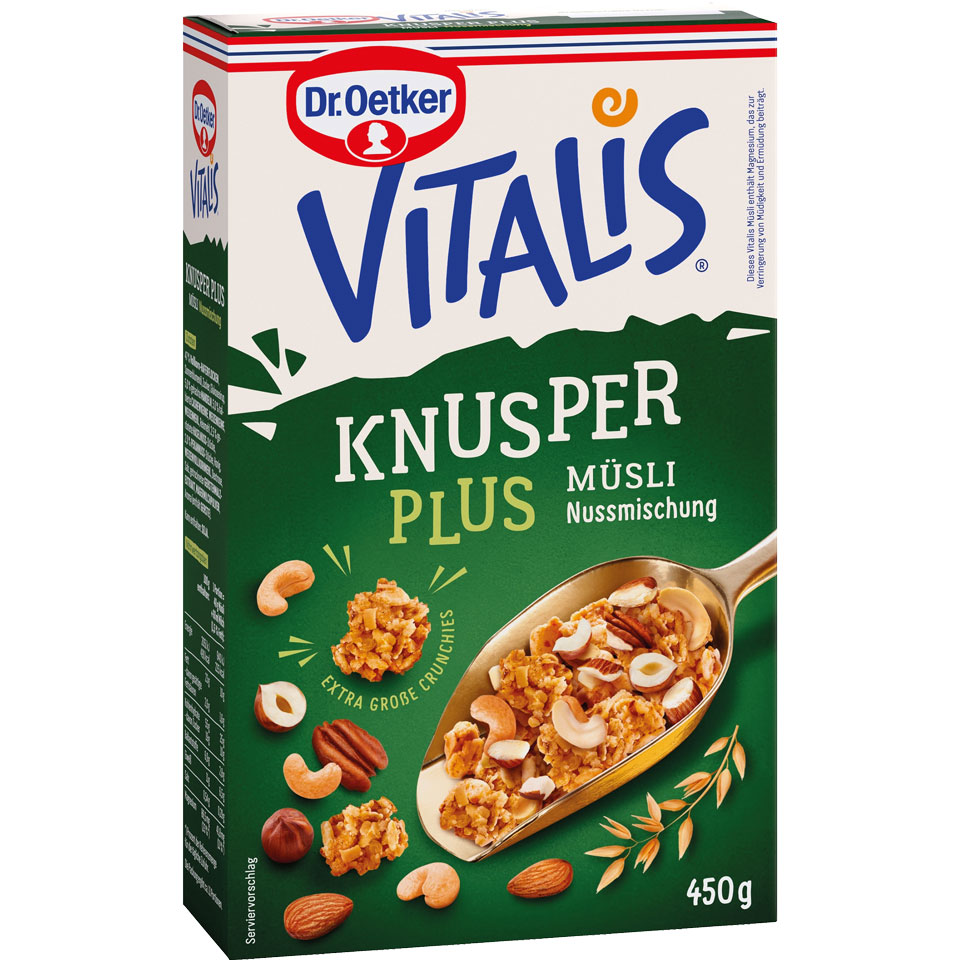 VITALIS KRISPI PLUS GRANOLA KOSTUNJAVO VOCE 450gr /7/#)