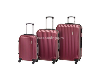 Set kofera 3/1 Enova 51424024 Sevilla Burgundy 514.240.24