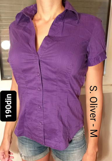S. Oliver ženska košulja ljubičasta M/38