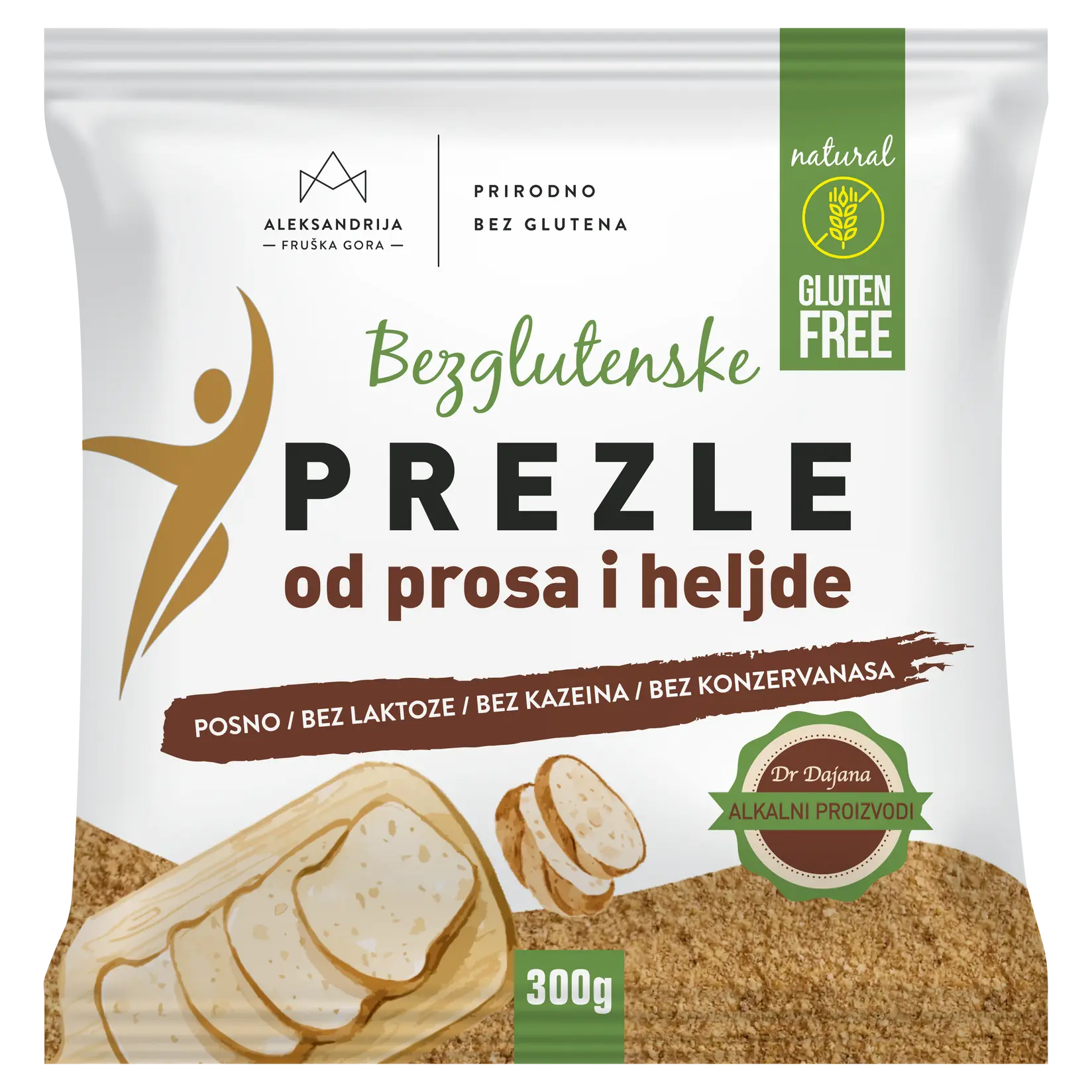 ALEKSANDRIJA Bezglutenske prezle od prosa i heljde