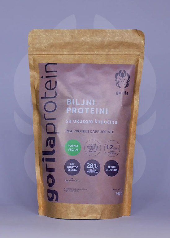 GORILA PROTEIN Biljni protein kapućino 640g