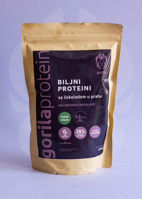 GORILA PROTEIN Biljni protein čokolada 640g