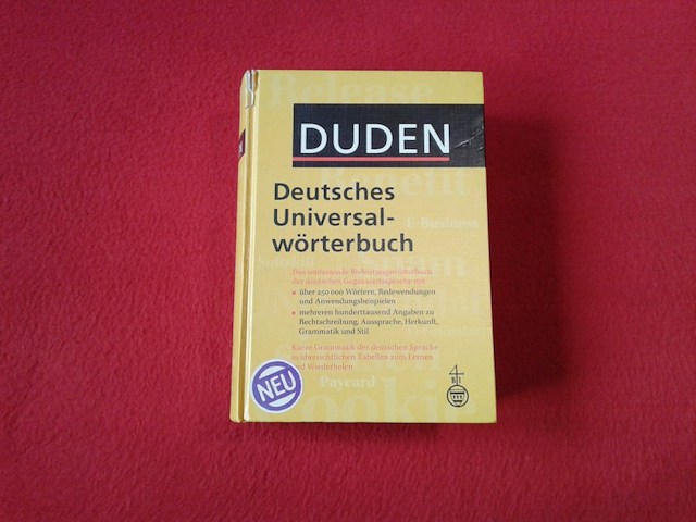 DUDEN Deutsches Universalwörterbuch