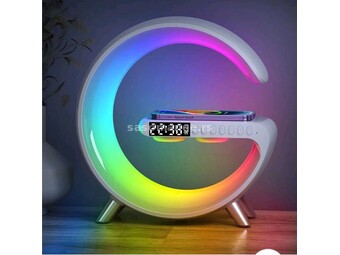 Pametna RGB lampa sa zvučnikom i bezicnim punjacem 6u1