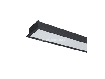 Ugradni Led profil S77 24W 4000K 600mm Elmark 99BM604024/BL