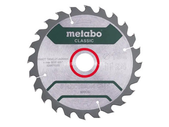 Metabo List kružne testere za drvo Classic 190X30 Z24