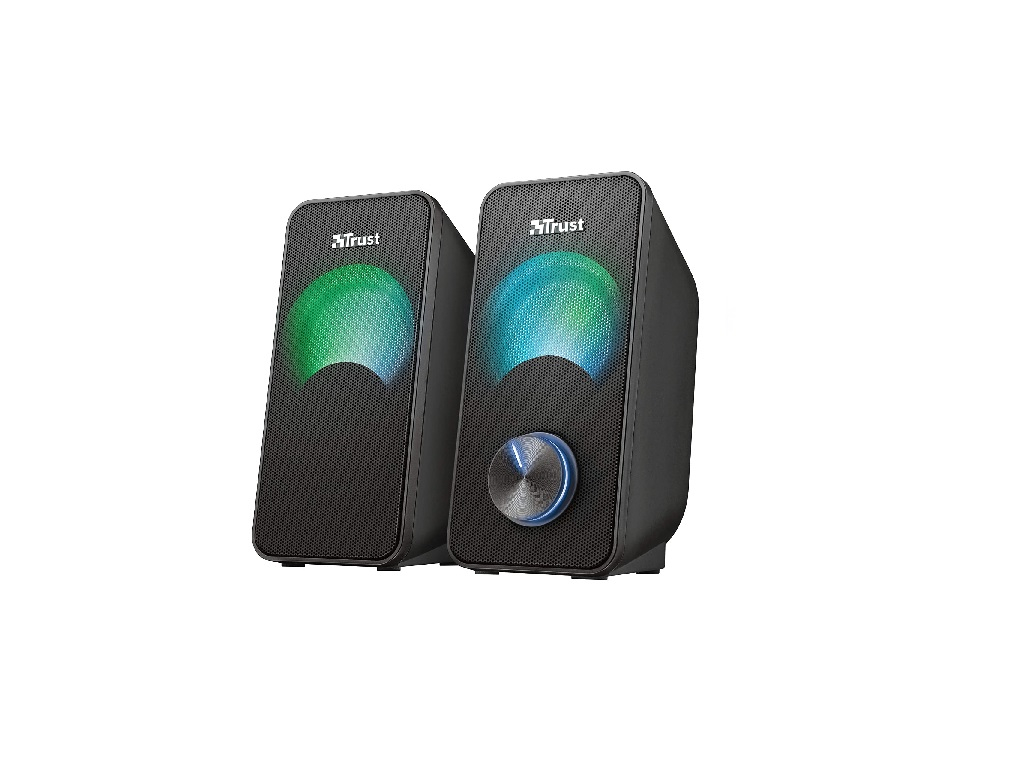 Zvucnik TRUST Arys RGB 2.0/12W(6W RMS)/crna