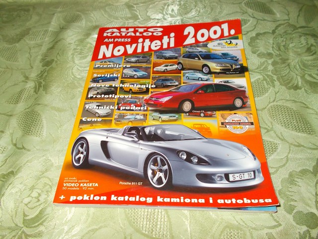 Auto katalog - Noviteti 2001 - AM Press
