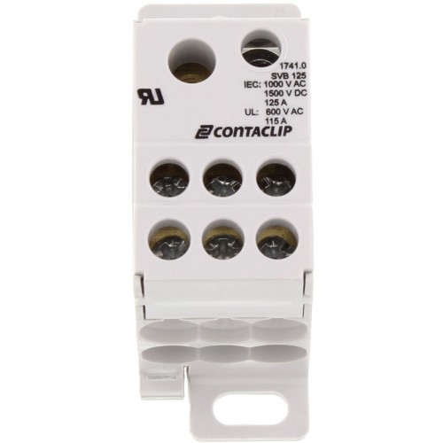 DISTRIBUTIVNI BLOK 125A 1P 1X35,1X16/6X16 1741.0 CONTA-CLIP