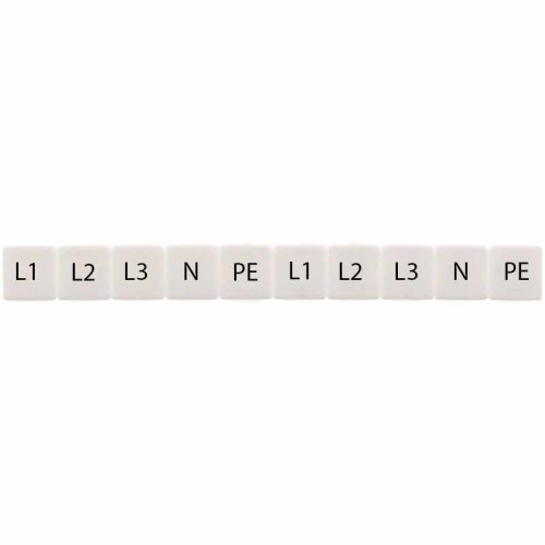 OZNAKE ZA KLEME SB 5/10 FW L1, L2, L3, N, PE 2471.0003 CONTA-CLIP
