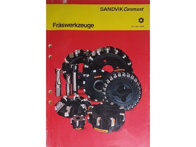 Katalog Alata Za Glodanje `SANDVIK` Sweden