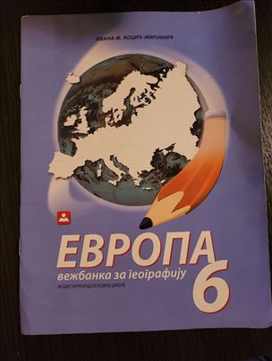 EVROPA 6 vežbanka za geografiju