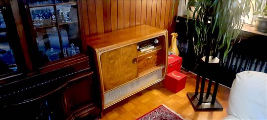 Grundig Radio-Gramofon kabinet