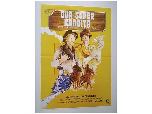 Filmski plakat - Dva super bandita