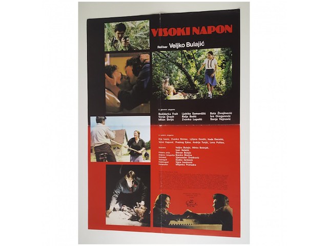 Filmski plakat - Visoki napon