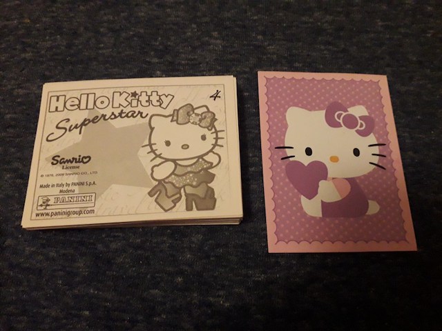 Slicice Hello Kitty - Superstar (Panini) Helou Kiti