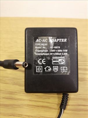 Adapter ispravljač - naizmenični AC-AC 8V~700mA