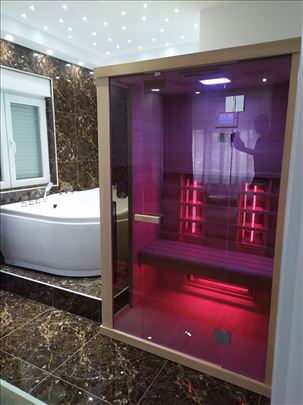 sauna infrared za jednu i dve osobe -novo- 2024g.