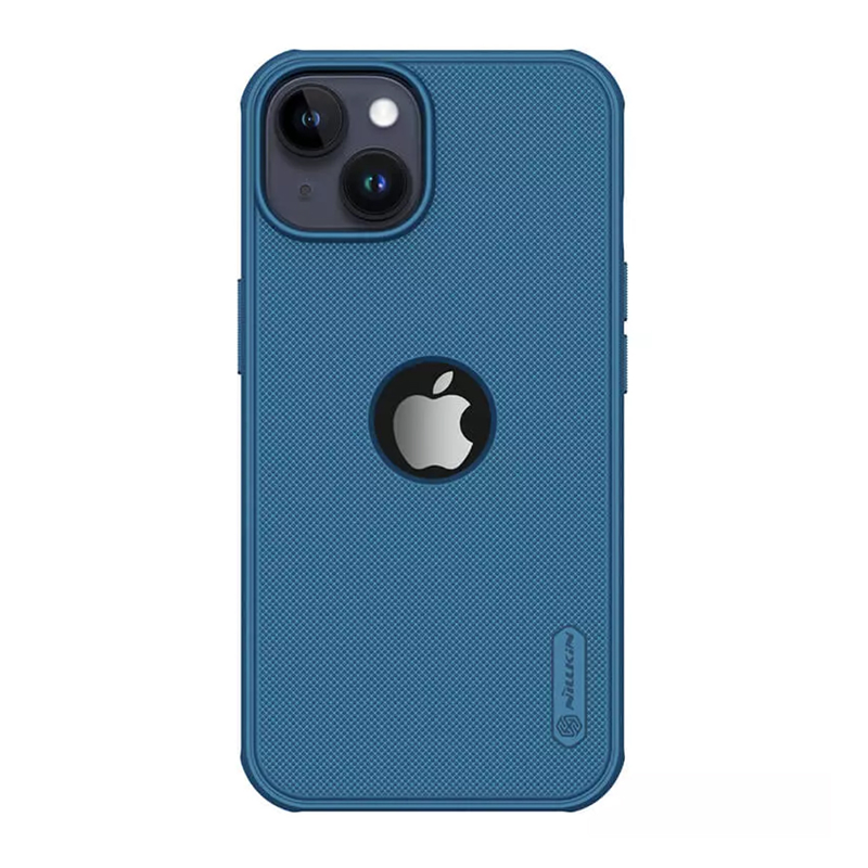 iPhone 15 Nillkin Super Frost futrola Logo cut (Blue)