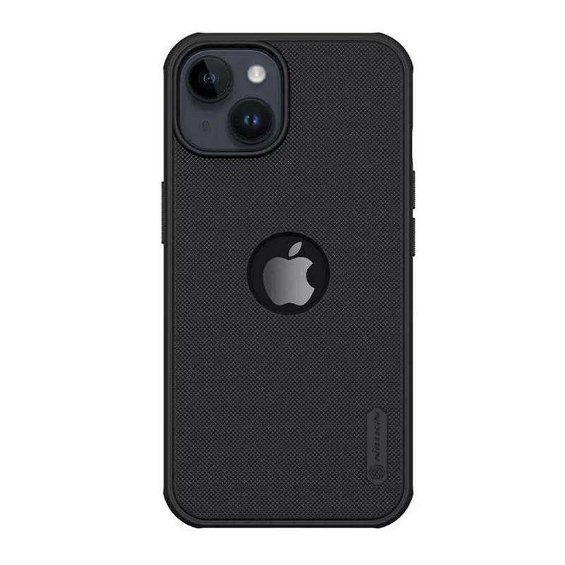 iPhone 15 Nillkin Super Frost futrola Logo cut (Black)